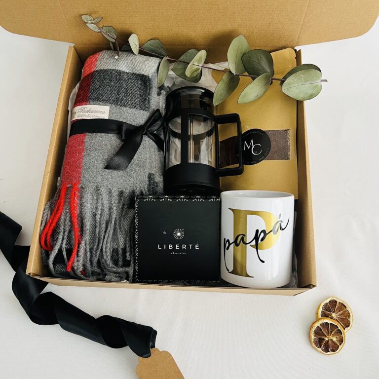 Regalo Día Del Padre 👑 : Caja gourmet Vino Gran Reserva